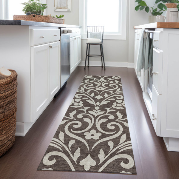 Langley Street Malek Washable Floral Indoor / Outdoor Rug & Reviews | Wayfair